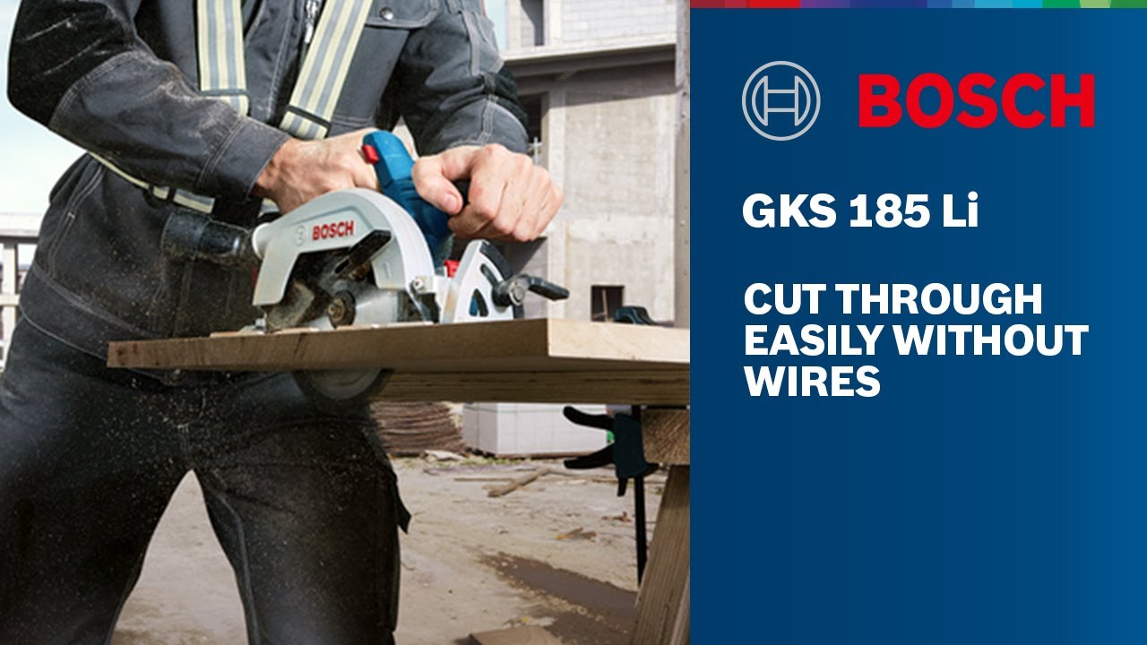 Bosch GKS 185 LI Professional Cordless Circular Saw | 18V Solo Tool ...