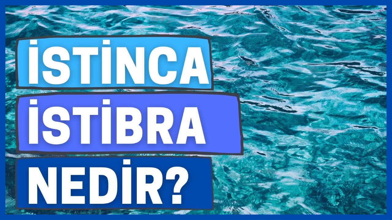 İstinca ve İstibra Nedir & Nasıl Yapılır? - YouTube