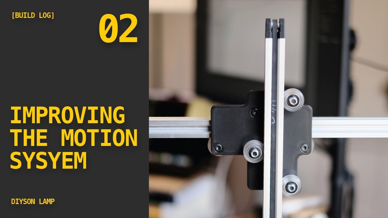 DIY Dyson light motion system - DIYson Lamp Build Log #2 - YouTube