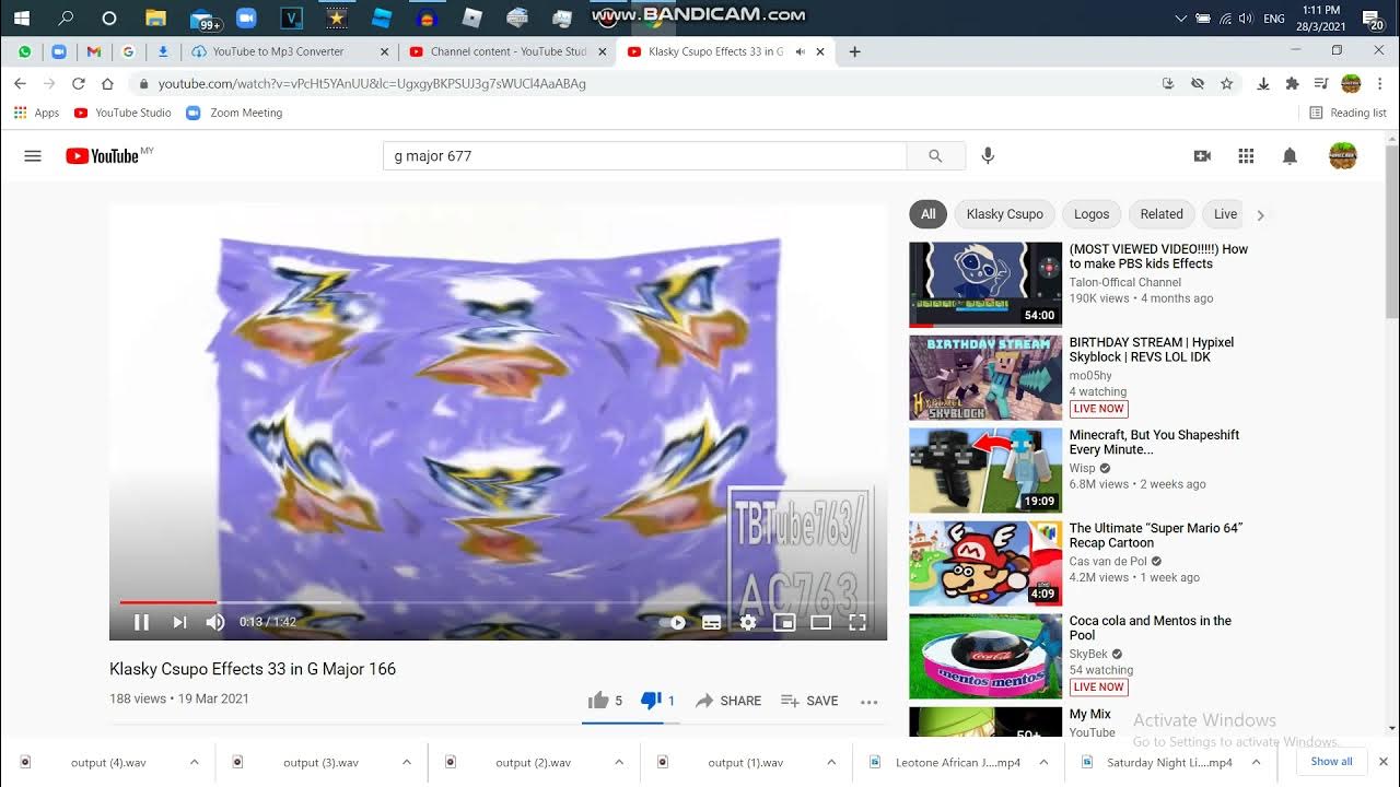 How to Make G Major 677 On Audacity And Videopad {PART 1} - YouTube