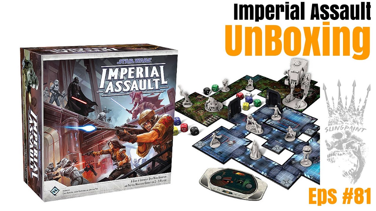 UnBoxing Imperial Assault Core Set - SPG: Eps-81 - YouTube
