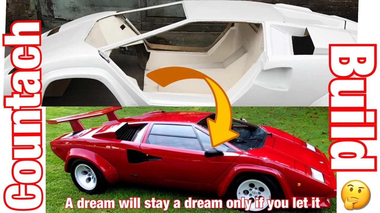 Lamborghini countach kit car - YouTube