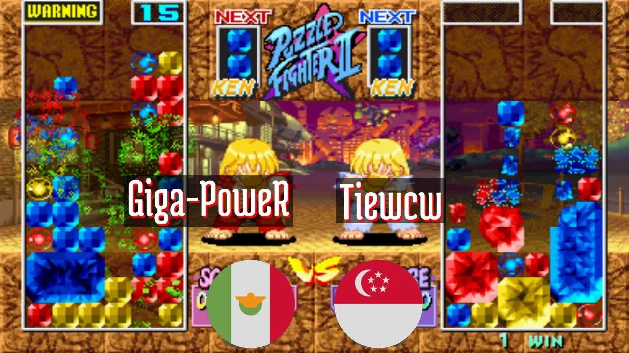 FT5 @spf2t: Giga-PoweR (MX) vs Tiewcw (SG) [Super Puzzle Fighter II ...