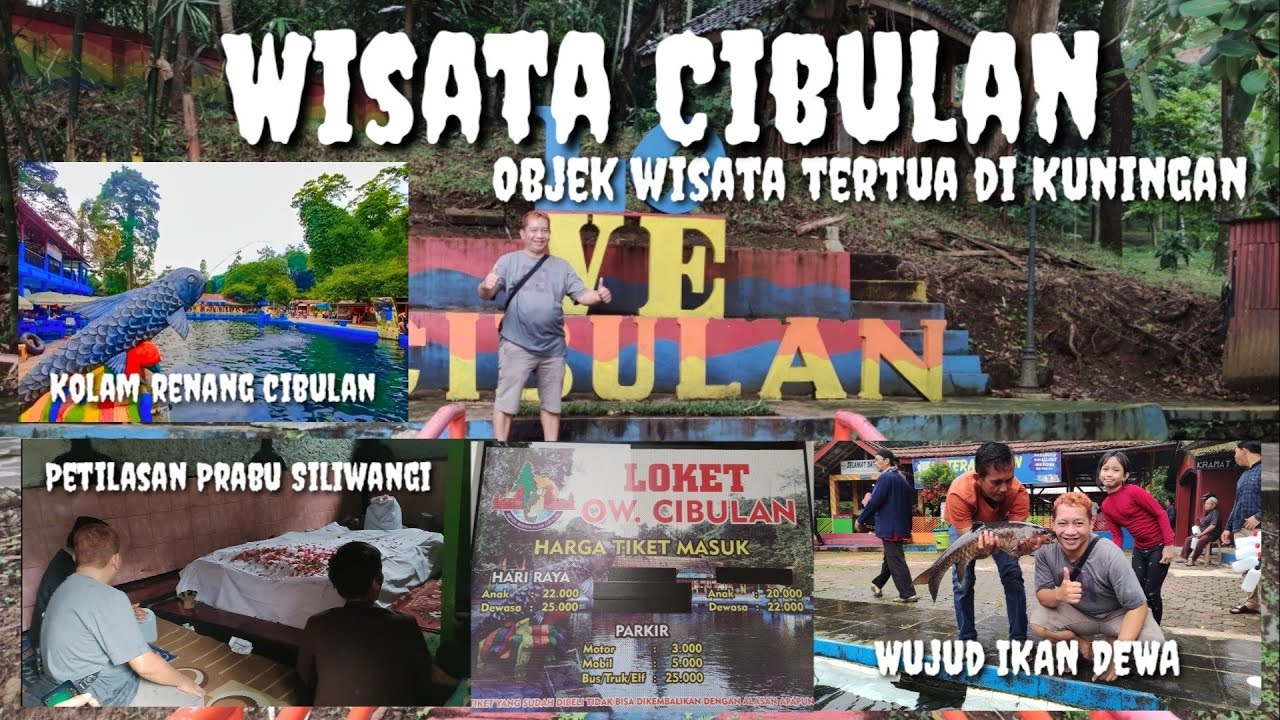Objek wisata Cibulan legenda prabu siliwangi dan ikan dewa - YouTube