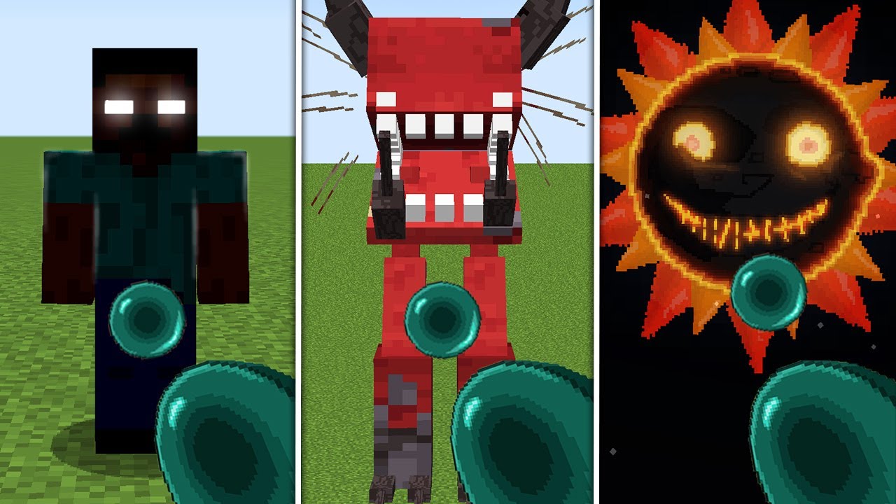What's inside scariest mobs and bosses in Minecraft - YouTube