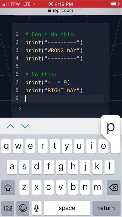Phone Coding: String Multiplication - YouTube