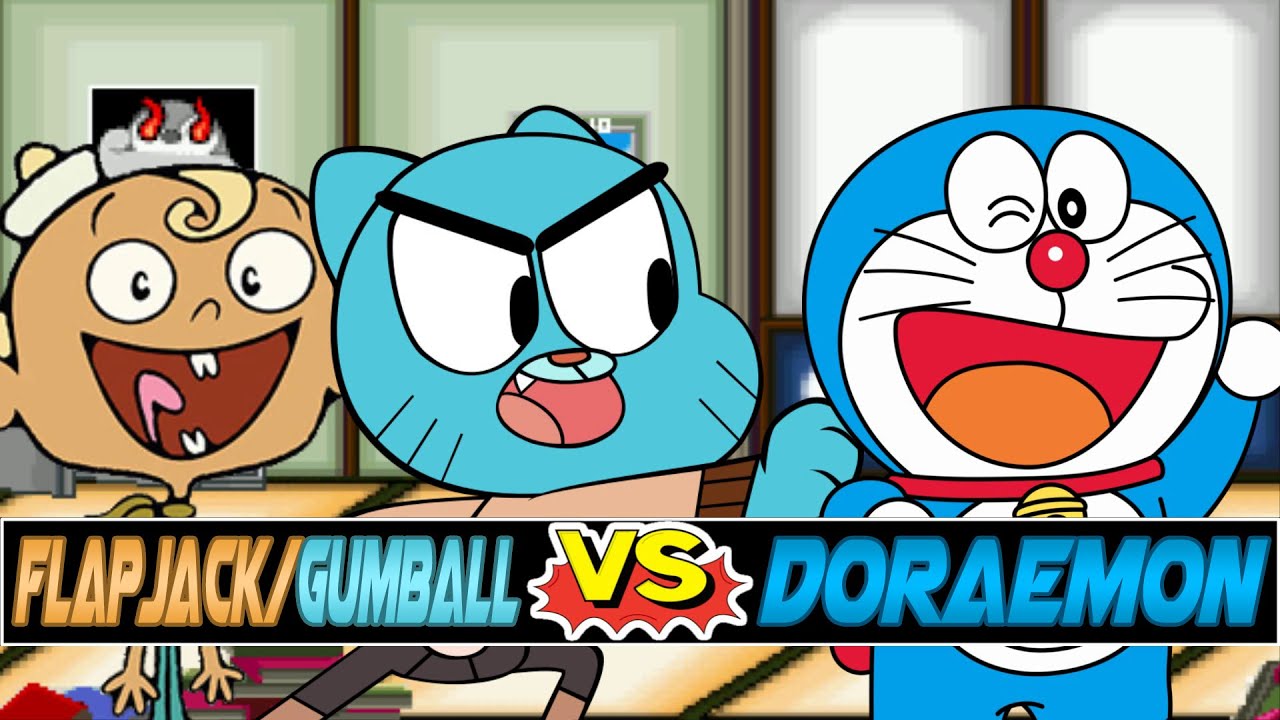 M.U.G.E.N. Battles | Flapjack/Gumball vs Doraemon - YouTube