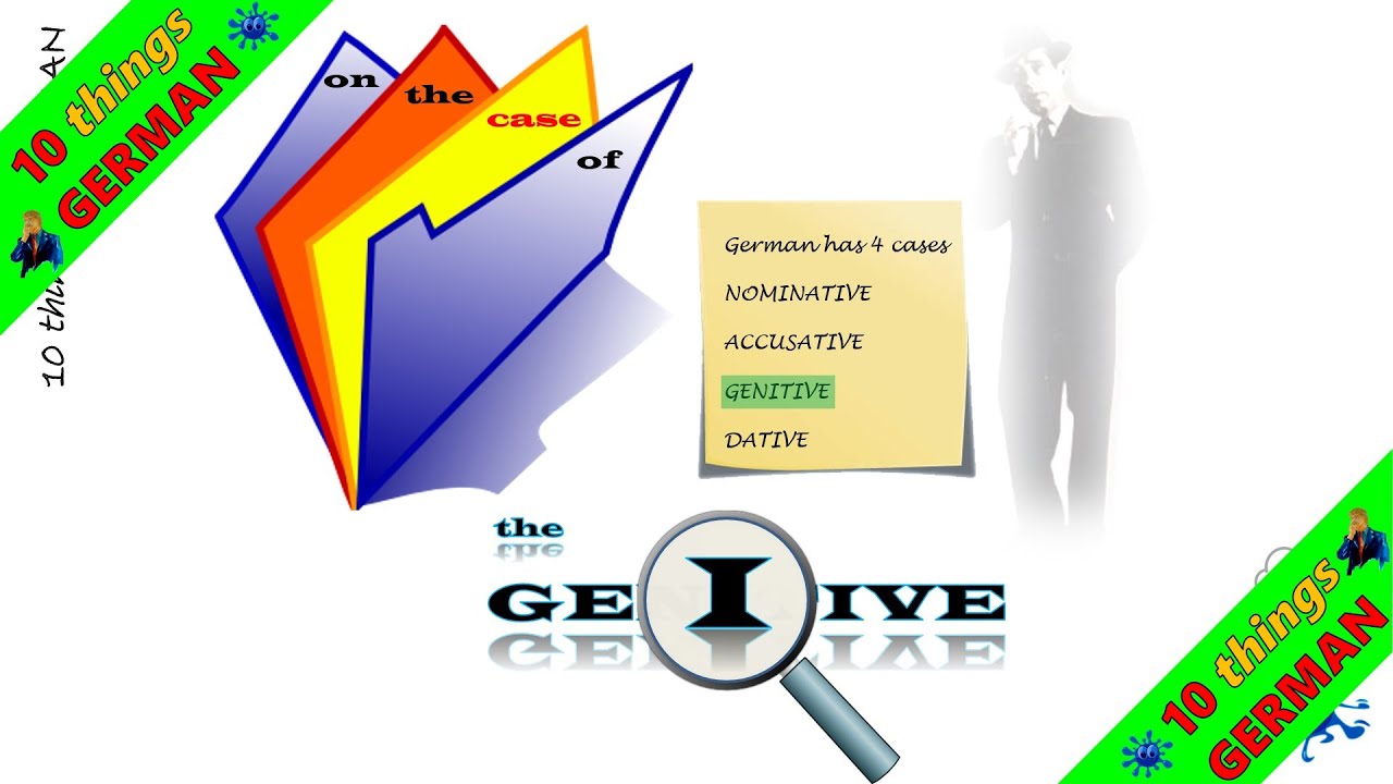Genitive Case in German | German Grammar lesson by ten things german ...