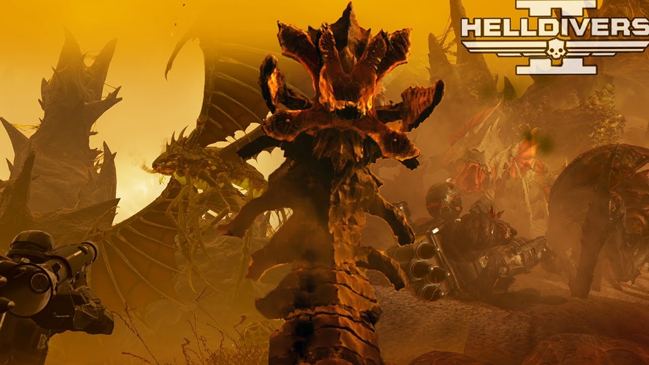 The Alaskan Bull Worm Is Annoying - Into The Unjust Update (Hell divers ...