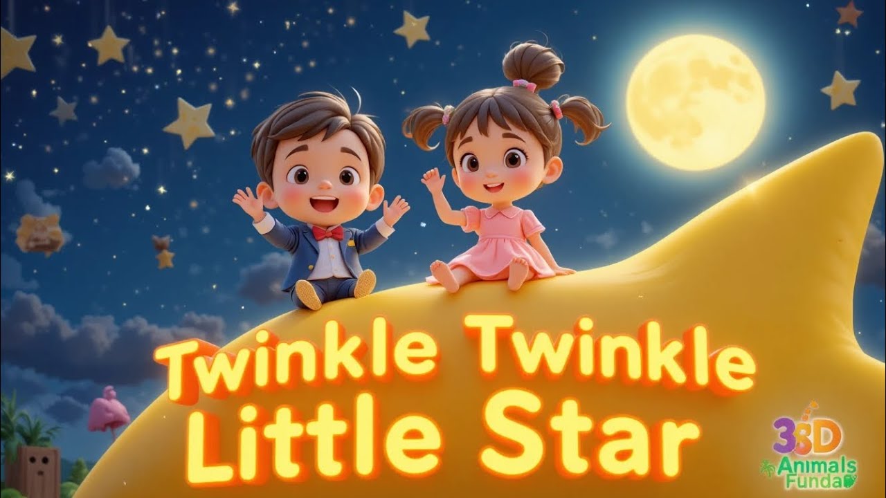 Twinkle Twinkle Little Star 🎵 | Fun 3D Rhyme & Learning for Children ...