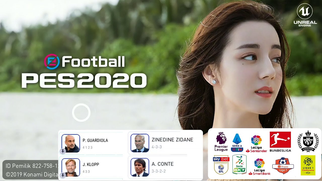 BEAUTIFULL GIRL PATCH PES 2020 MOBILE BY IDSPHONE V4.5.0 (OBB+CPK ...