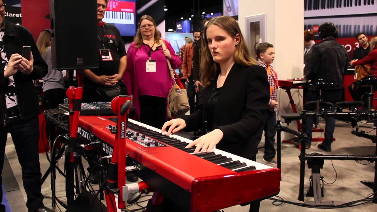 Rachel Flowers playing at The NAMM Show2016 ‪#‎nord‬ - YouTube
