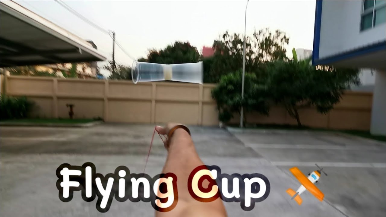 ของเล่นวิทยาศาสตร์ ถ้วยบิน Flying Cup ของเล่นฮิตติดเทรนด์ปีแห่งการลดการ ...