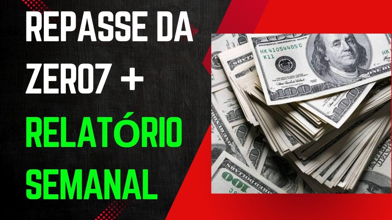 Quanto Ganhei de Repasse da Zero7 + Relatório Semanal - Day trade Mesa Proprietária - YouTube