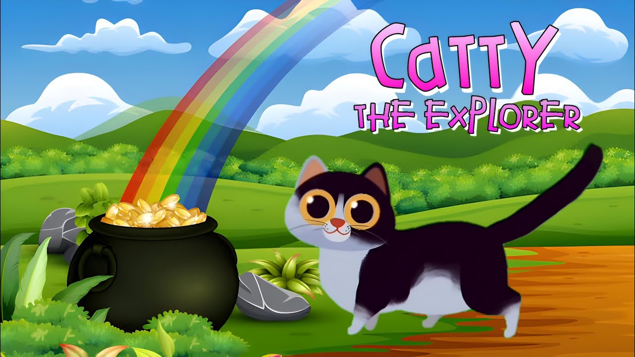 CATTY THE EXPLORER! LOOKING FOR GOLD AT THE END OF RAINBOW - YouTube