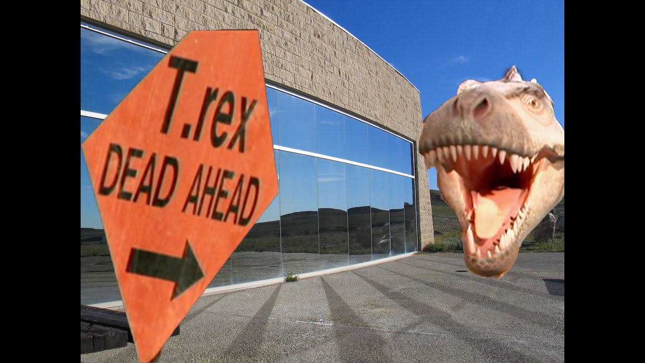 T-Rex Dead Ahead at Dinosaur Discovery Centre - YouTube