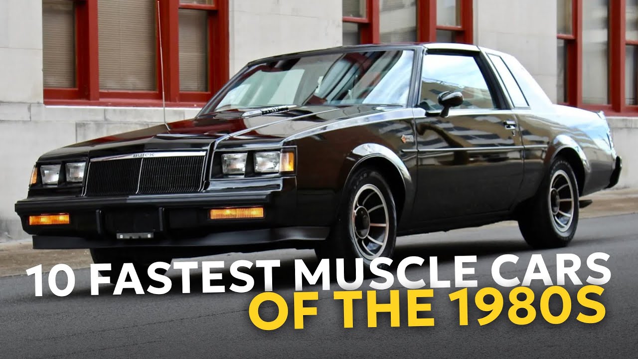 10 Fastest Muscle Cars Of The 1980s - YouTube