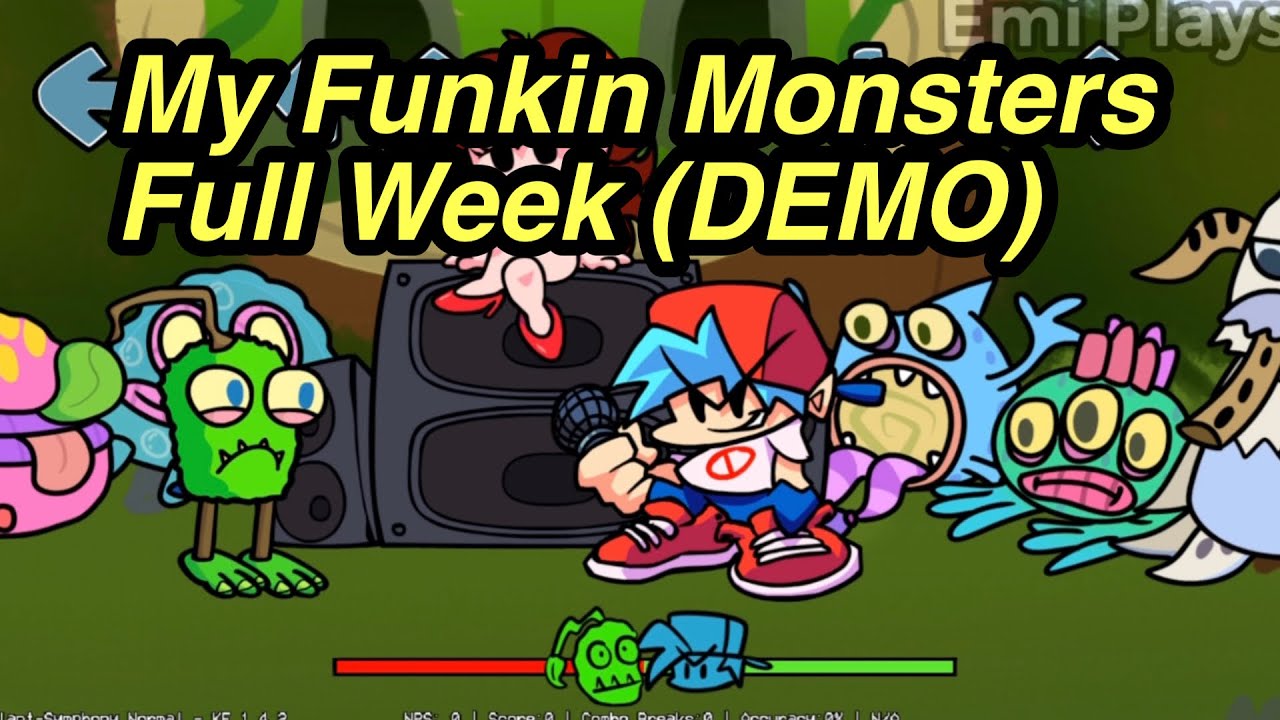 Friday Night Funkin Mod || My Funkin Monsters Full Week (DEMO) [Fnf Mod ...