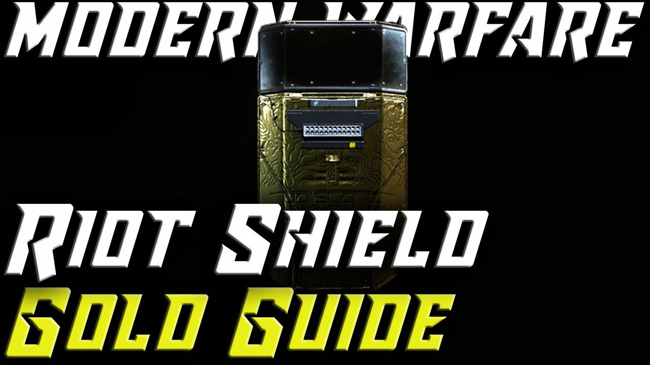 Riot Shield Gold Guide - Road to Damascus - Call of Duty Modern Warfare ...