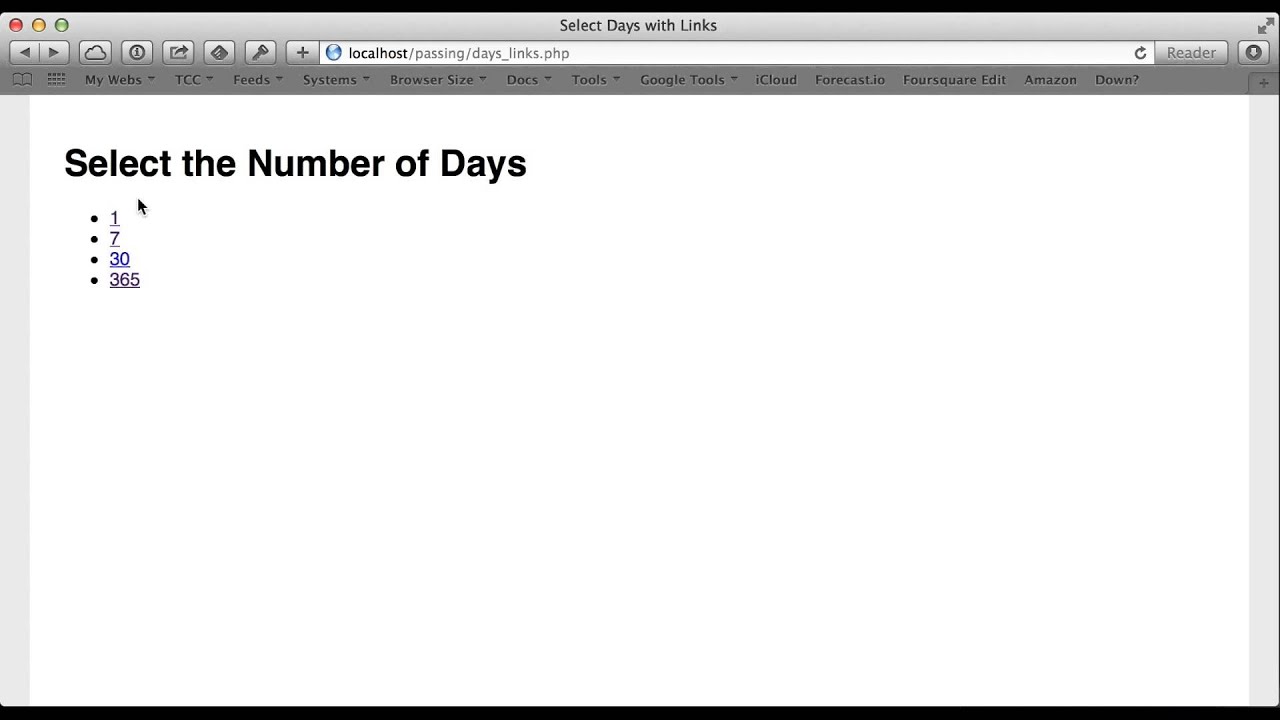 PHP08.1 Example: Lightspeed with Links (GET Requests) - YouTube