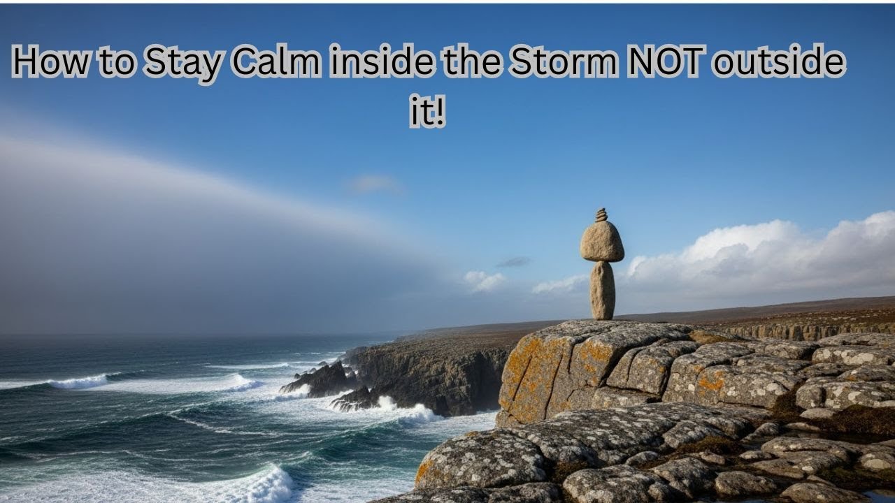 Stay Calm inside the storm Not outside it - YouTube