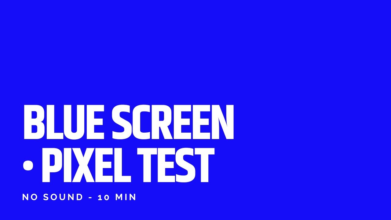 Pantalla AZUL | Blue Screen | Full HD | SCREEN TEST LCD - QLED - OLED ...