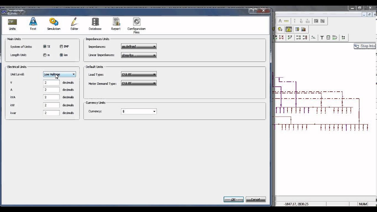 Making CYME Easy 005-8-How to set the units - YouTube