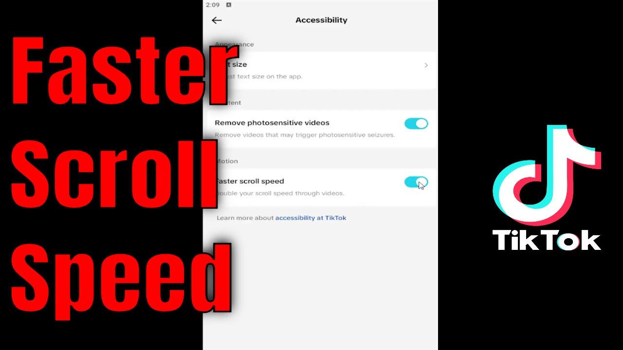 How To Enable Faster Scroll Speed In TikTok - Full Guide - YouTube