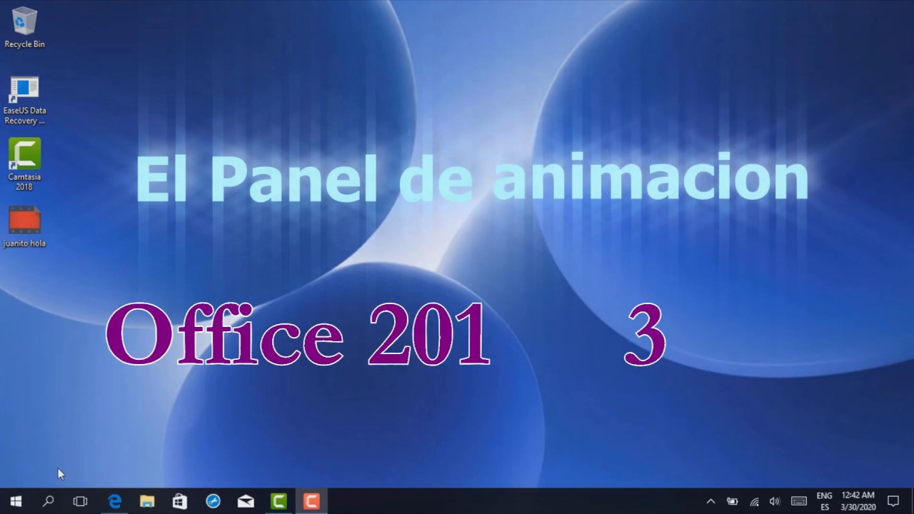 Panel de animacion Power Point 2013 - YouTube