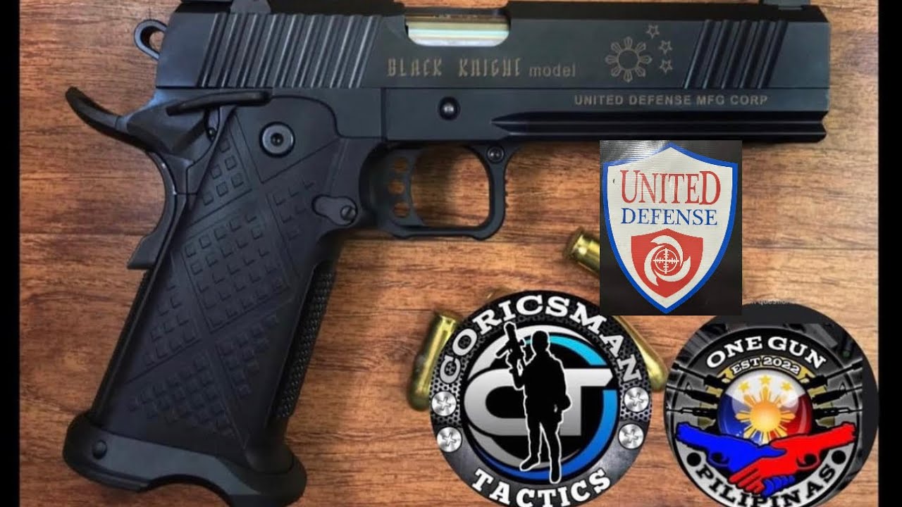 UDMC BlackKnight Cal.45 Pistol review - YouTube