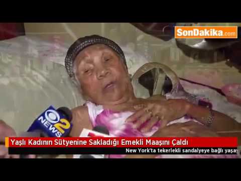 Yaşlı Kadının Sütyenine Sakladığı Emekli Maaşını Çaldı