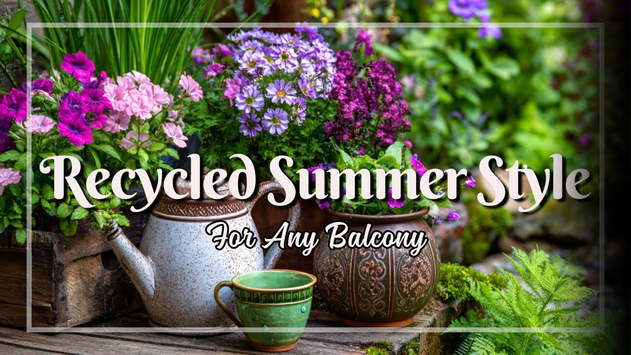 Genius Vintage Garden Art: Recycled Summer Decor for Balconies and Tiny ...