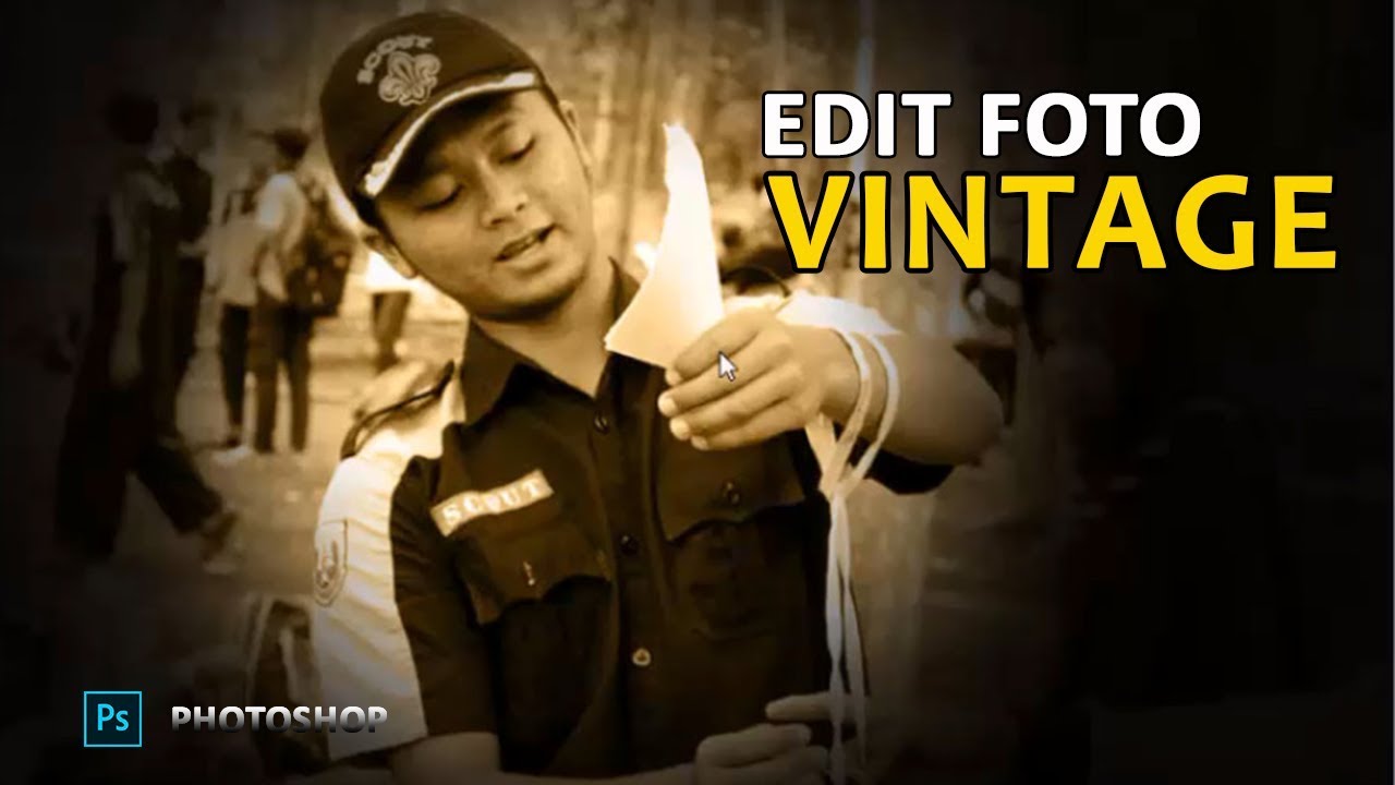 Tutorial Photoshop Edit Foto Vintage - YouTube
