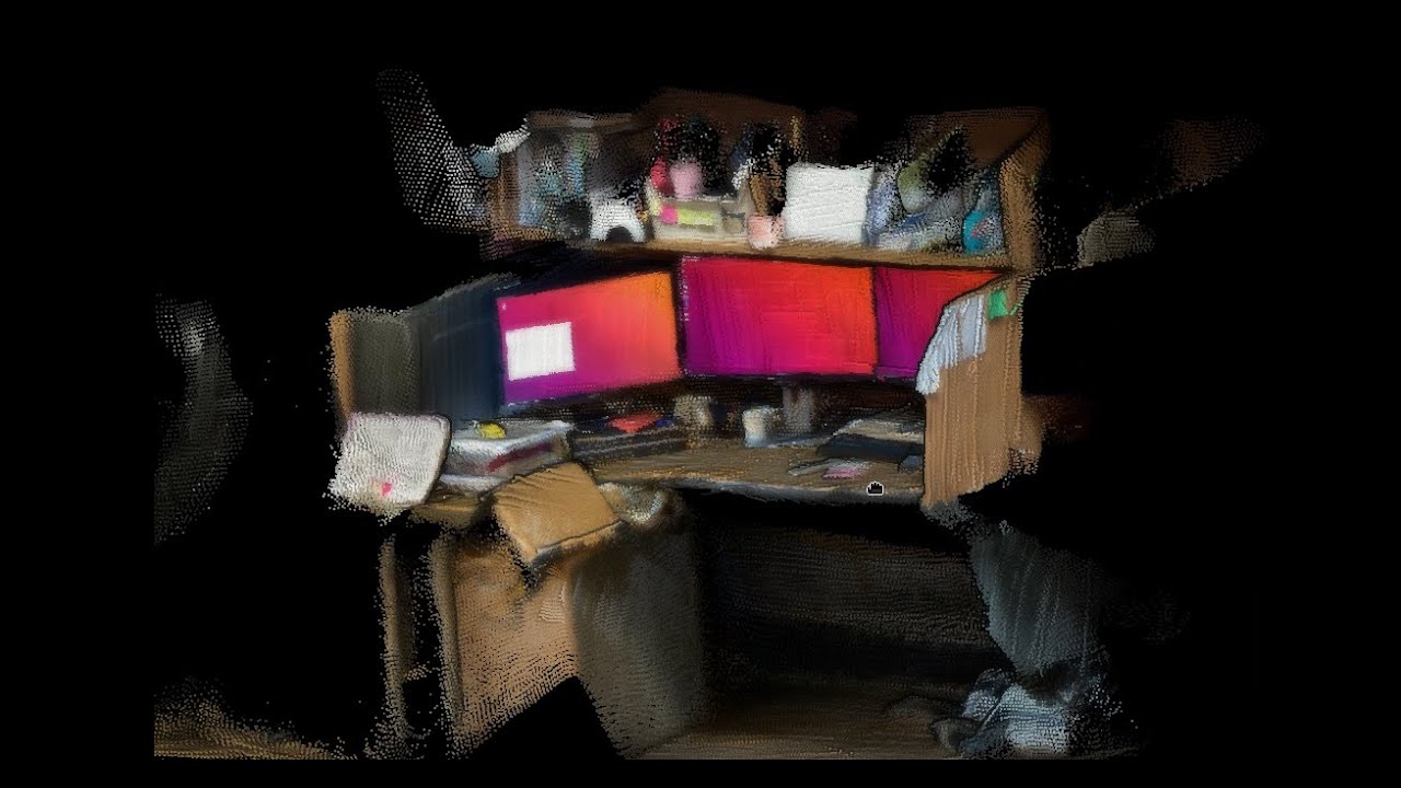 My Desk 3D (SiteScape App dense ver) - YouTube