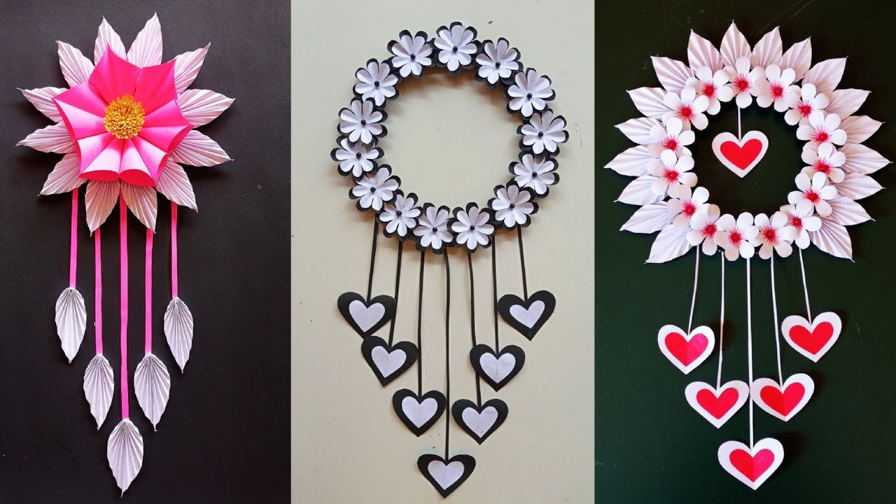 How To Make Chart Paper Flower Wall Hanging Very Easy Paper Flower how-to-make-chart-paper-flower-wall-hanging-very-easy-paper-flower
