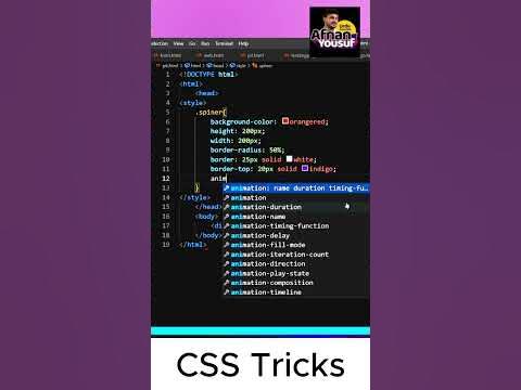 Creating a Stylish Loader Spinner with CSS: Easy Tutorial - YouTube