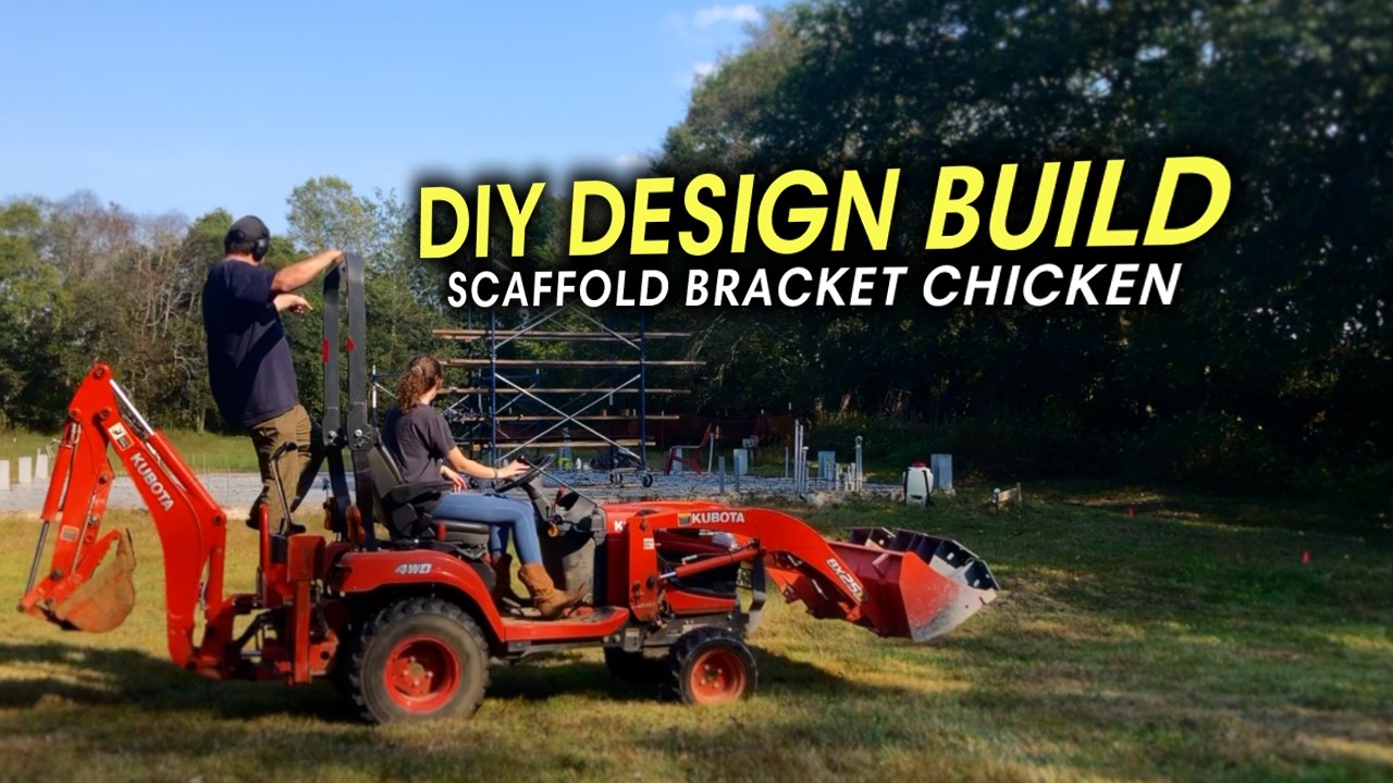 Gear Up P3 | Scaffold Brackets Chicken | DIY Barn House Design Build ...