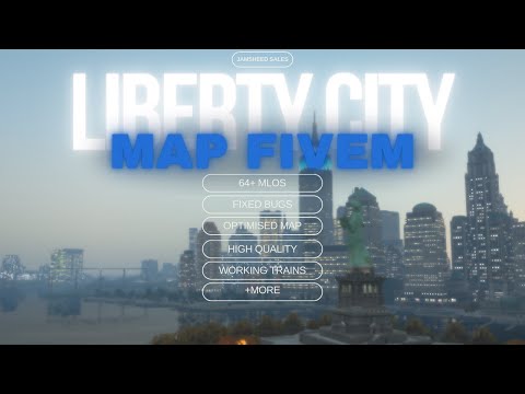 Fivem Deluxe LibertyCity Map 40+ Mlos - YouTube