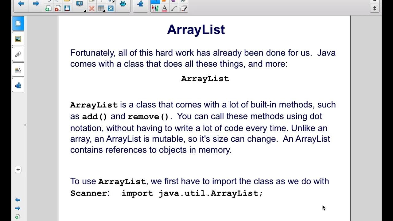 ArrayLists Iteration - YouTube