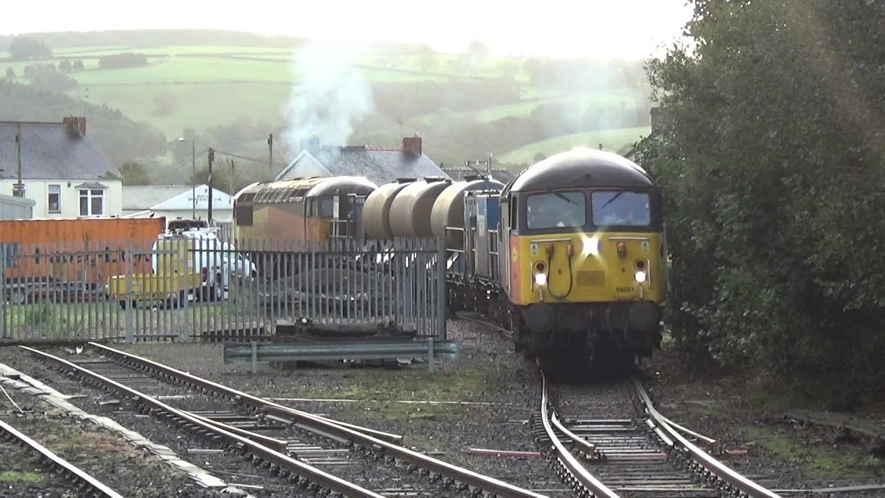 Class 56 RHTT Trip to West Wales; Colas 56051 & 56113 at STJ & Whitland ...