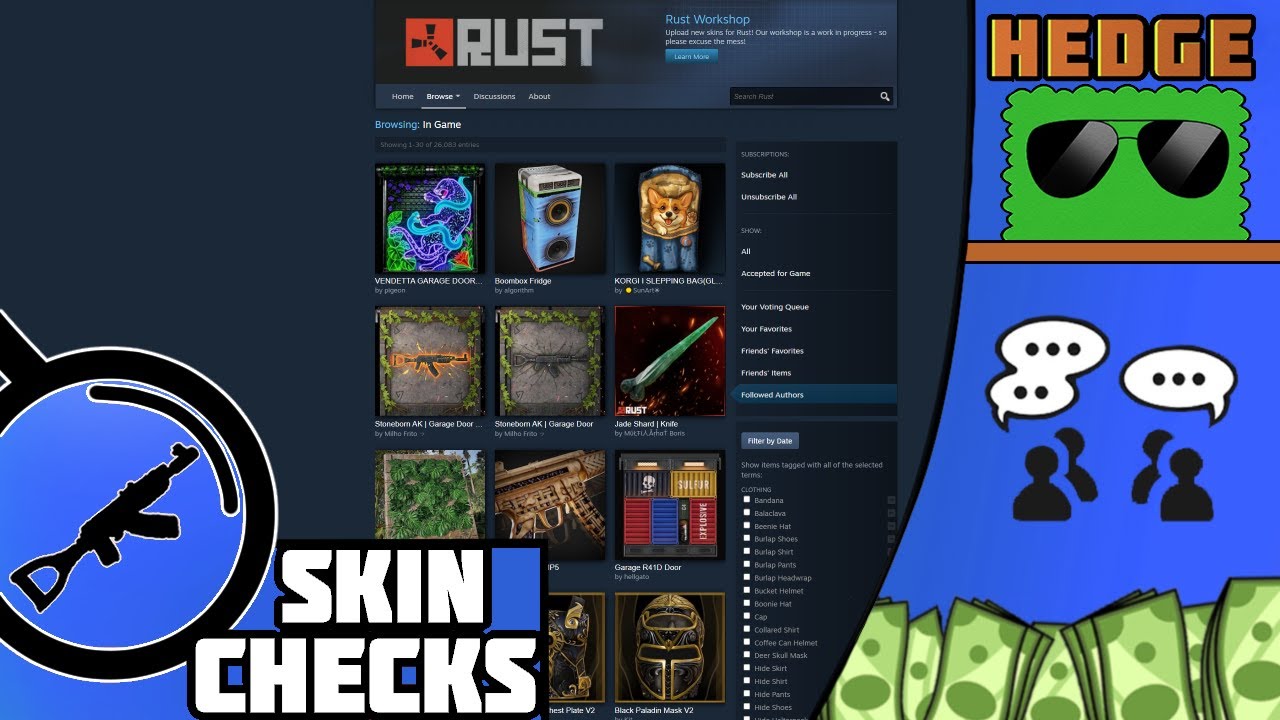 Rust Workshop Skin Checks (May 27 2025) - YouTube