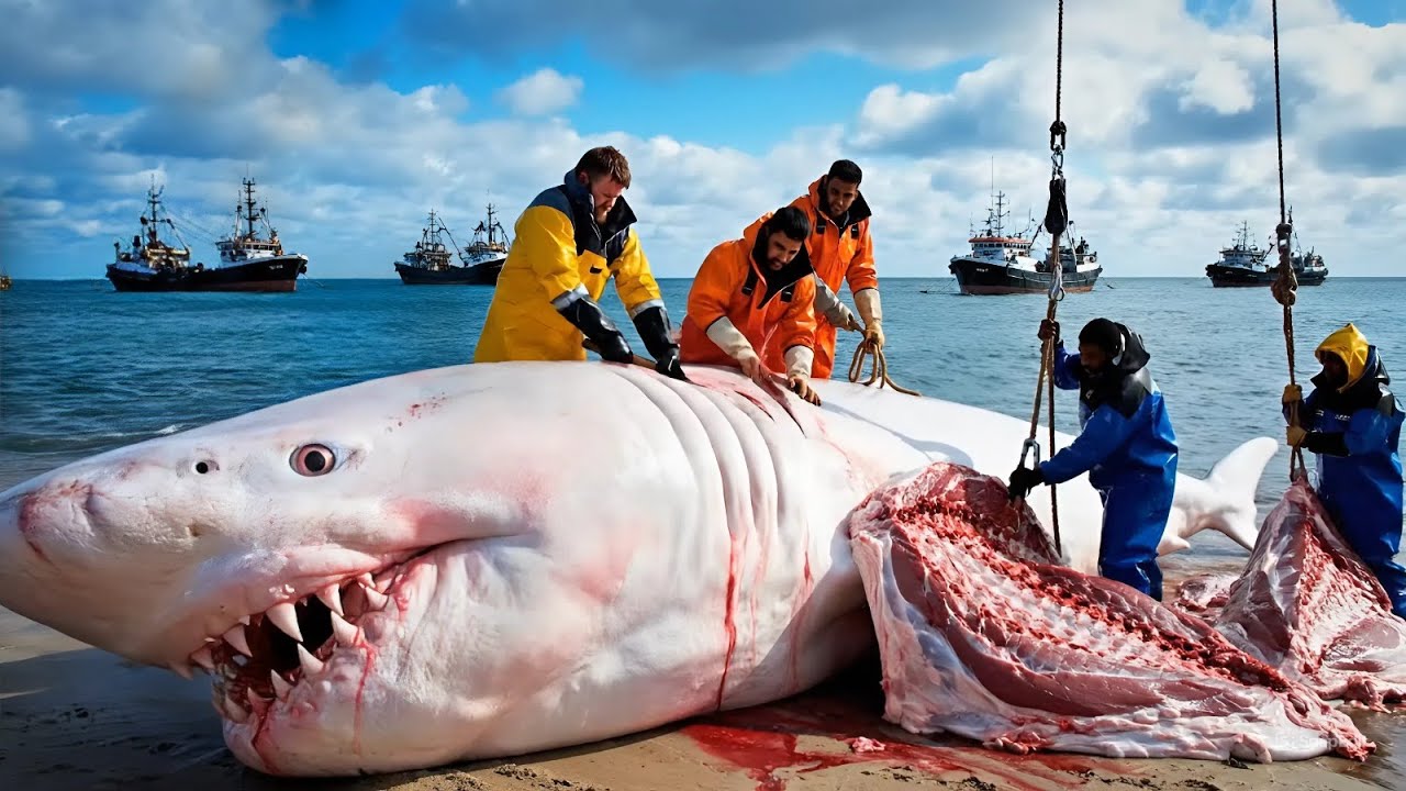 Hunting a $1,000,000 Giant Shark – A Deep-Sea Longline Fishing ...