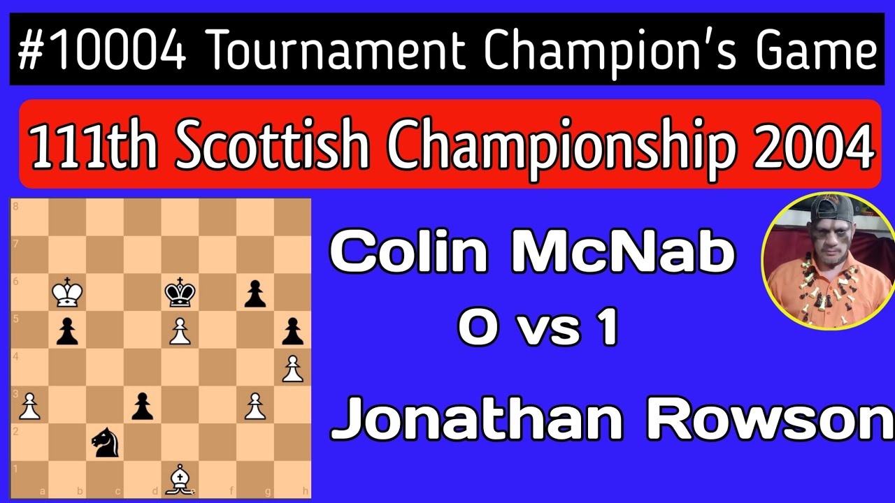 111th Scottish Championship || Jonathan Rowson, 2004 #chess - YouTube