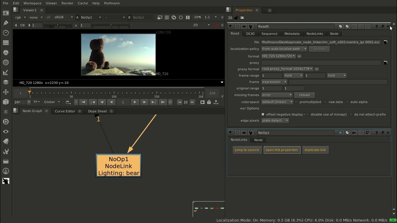 Nuke Tools - Node linker - YouTube