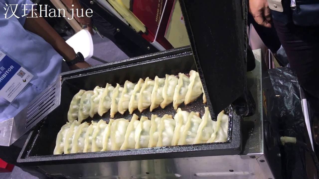Hanjue Semi-automatic dumpling machine - YouTube