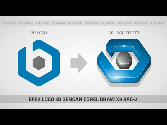 Logotipo Efek 3d