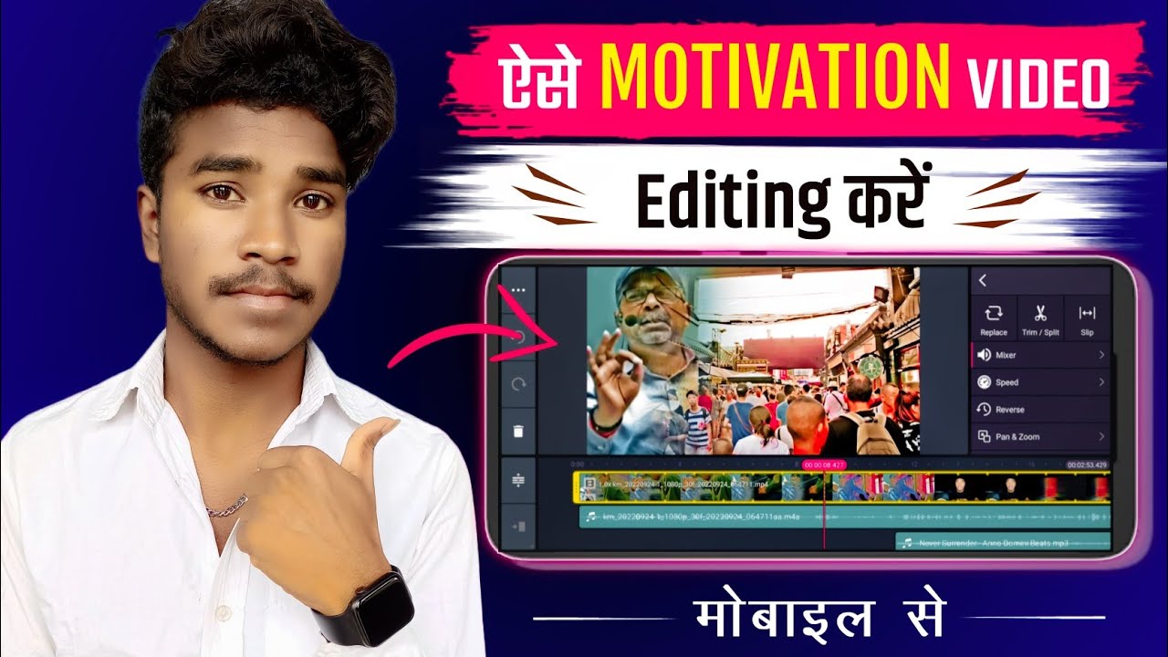 How To Edit Motivational video Like Avadh Ojha Sir || Motivational ...