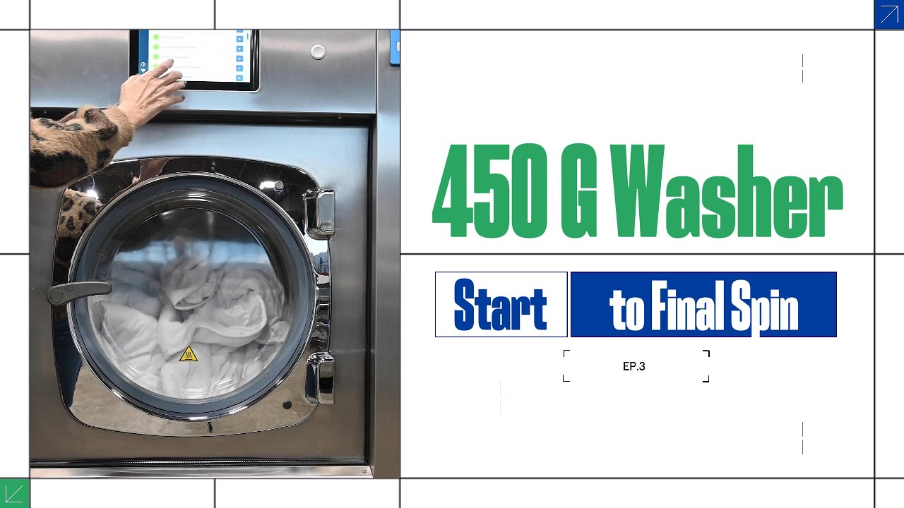 450G Continental Washer Start To Final Spin Out! - YouTube