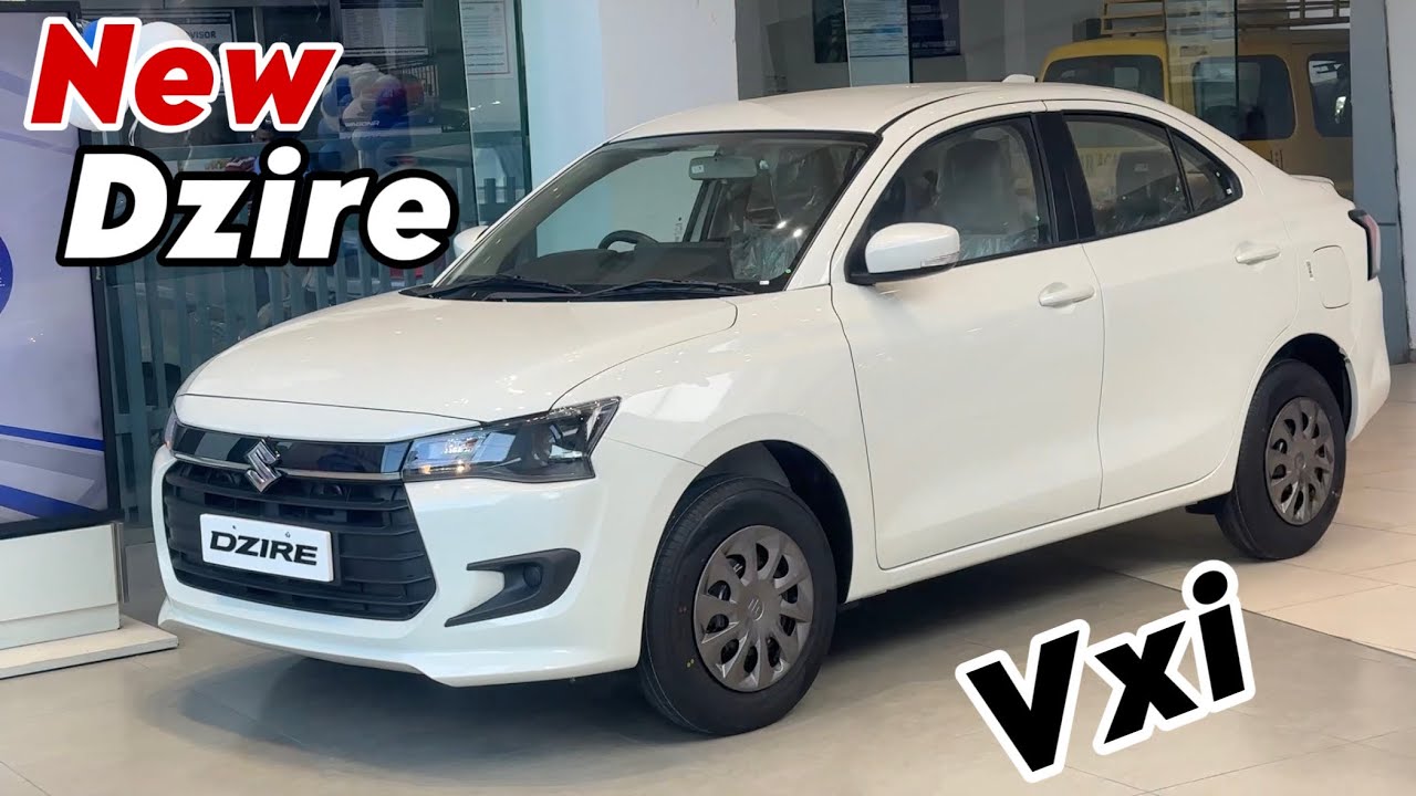 New DZIRE Vxi Second Base Model || Maruti Suzuki DZIRE Updated Vxi White Colour Review - YouTube