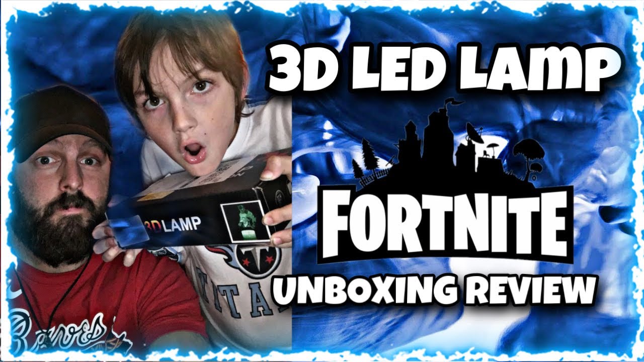 LED 3D Lamp Fortnite Review | Amazon Find - YouTube